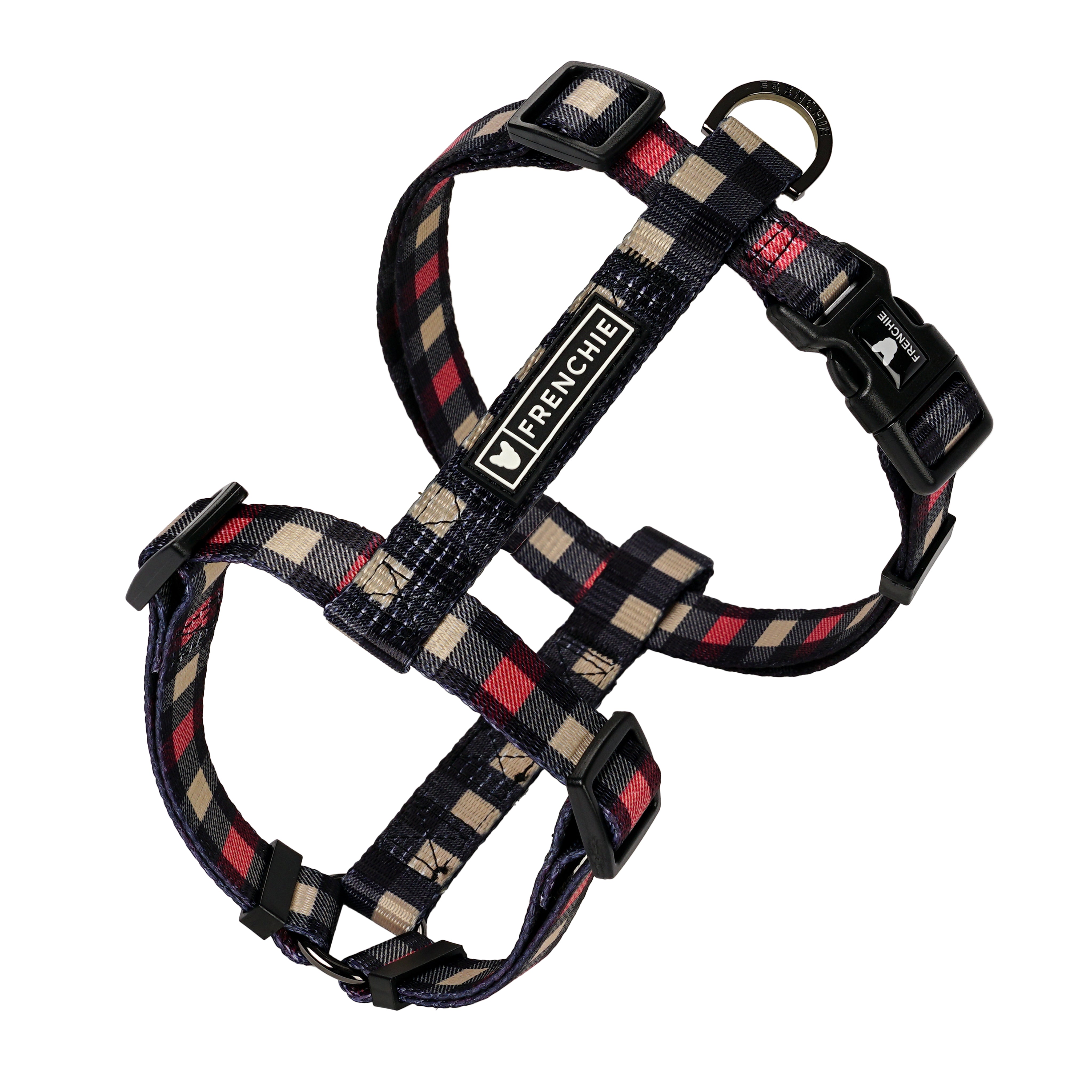 Frenchie Strap Harness - Cabin Plaid – Frenchie Bulldog