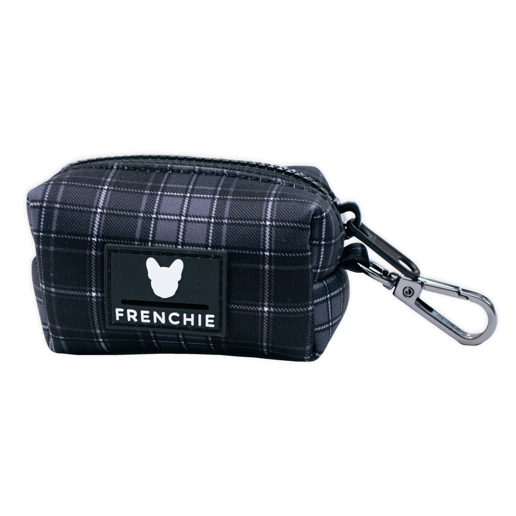 Frenchie Poo Bag Holder - Black Plaid – Frenchie Bulldog